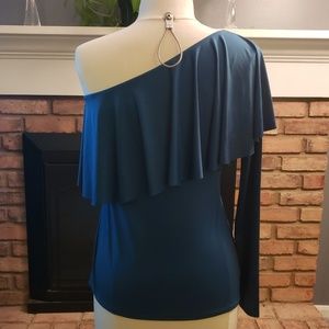 BOLD elements | Tops | Nwt Bold Elements Small Legion Blue One Shoulder ...